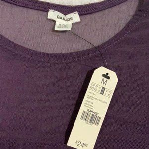 Garage | Tops | Garage Long Sleeve Mesh Cold Shoulder Crop Top | Poshmark